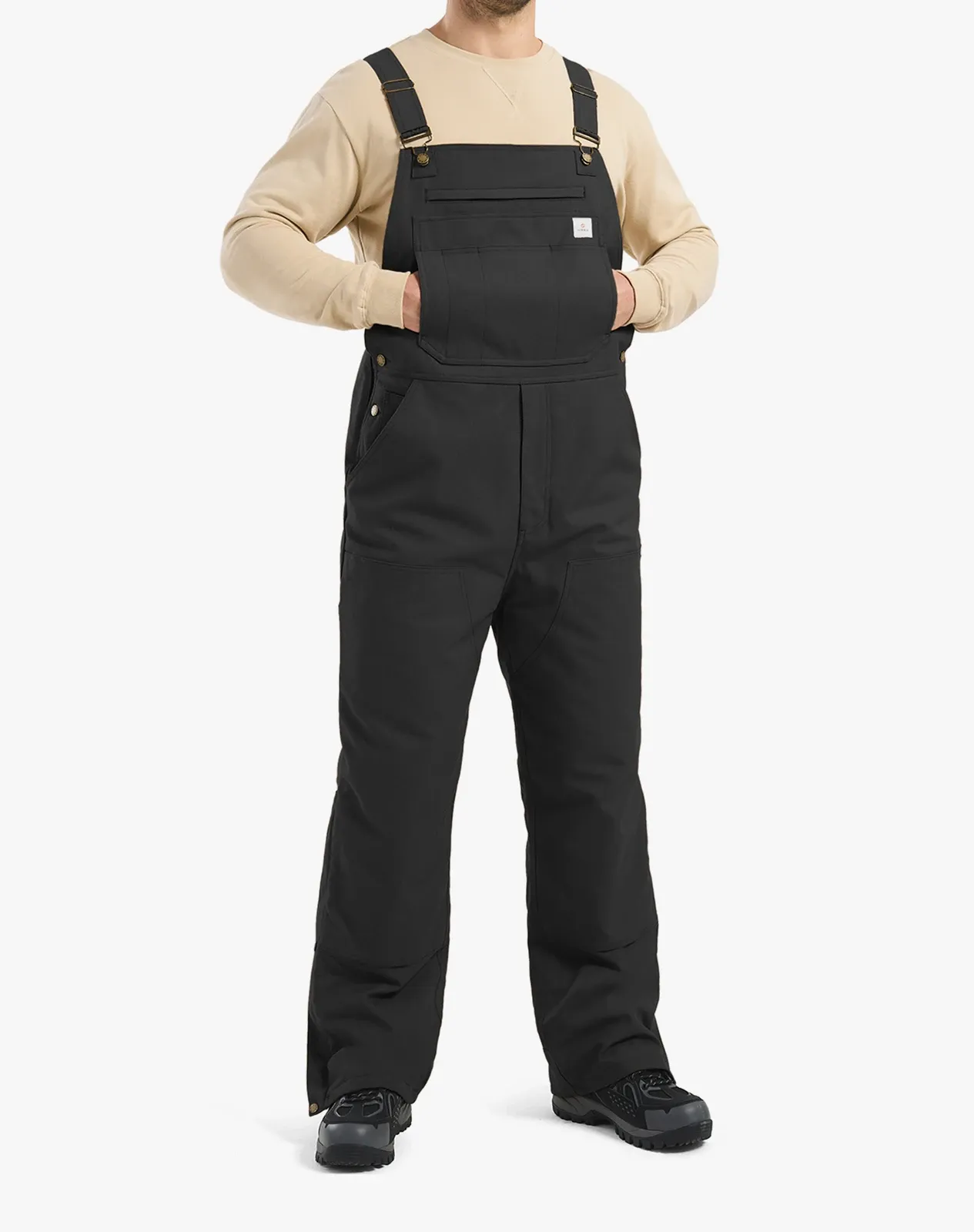 Black Men's Insulated Bibs & Overalls | HISEA
