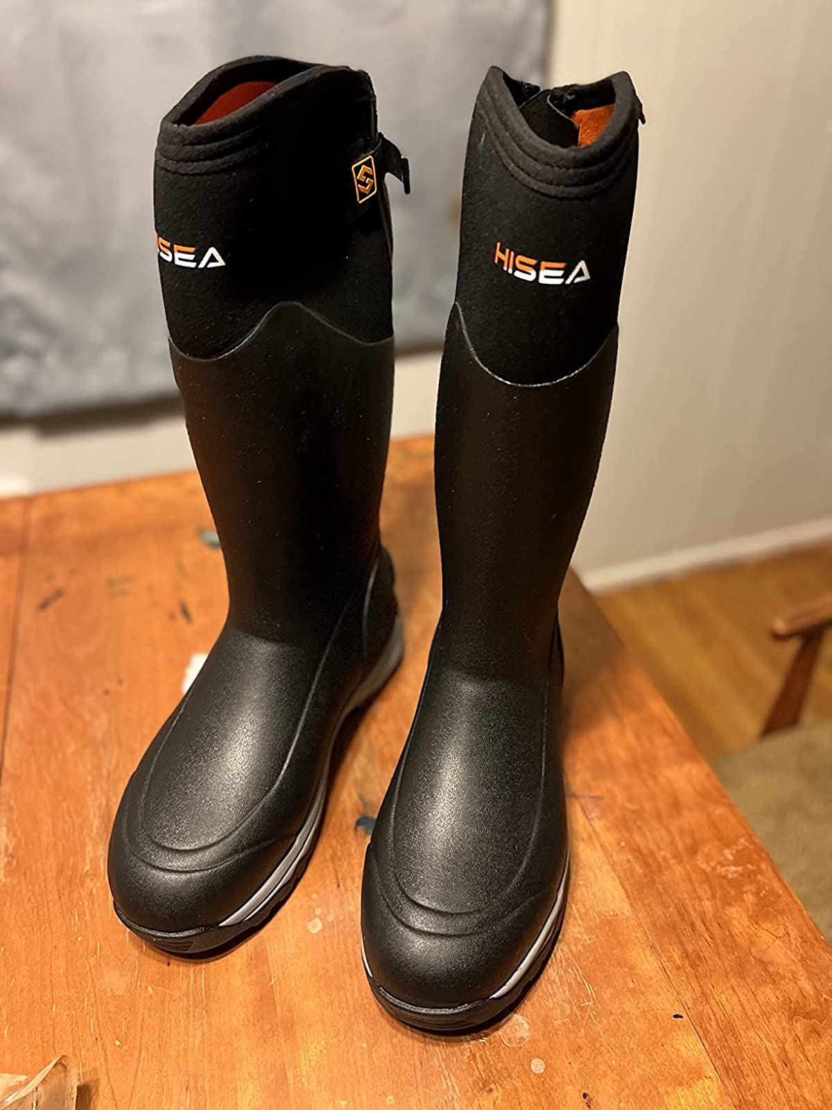 Men's Rubber Working Boots with EVA Midsoles | HISEA