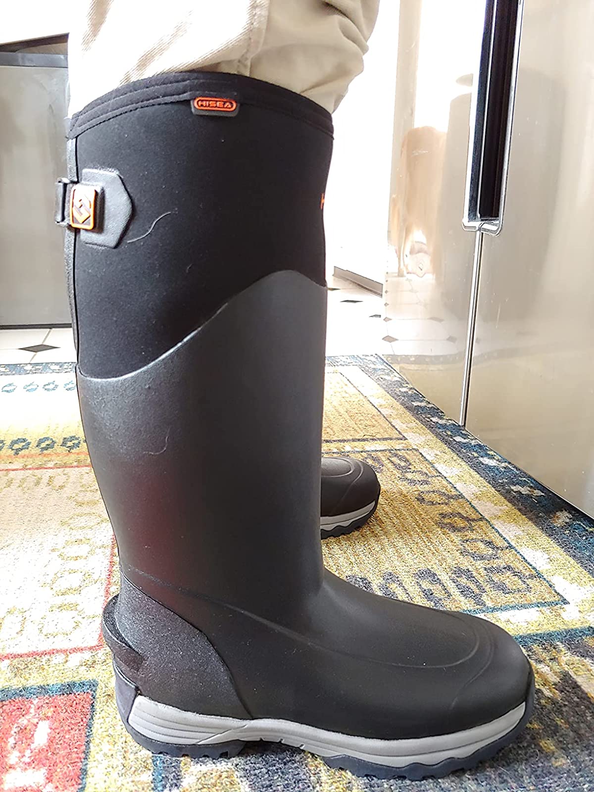 Men's Rubber Working Boots with EVA Midsoles | HISEA